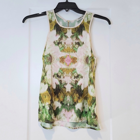 Sam & Lavi | Tops | Sam Lavi Multicolored Zip Back Tank | Poshmark